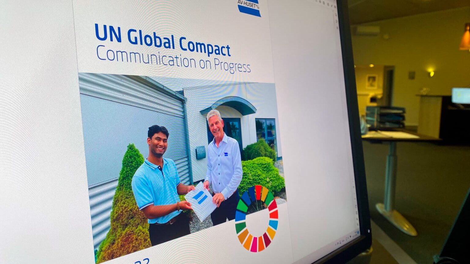 UN Global Compact – our sustainability report News - AV-Huset